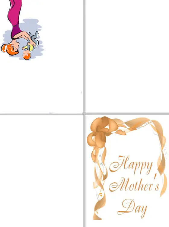 Printable Mothers Day Cards Sample Template