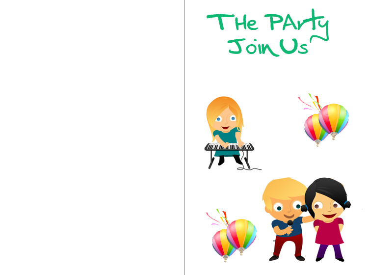 Printable Join Us Party Invitations