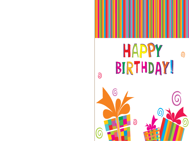 Printable Birthday Presents