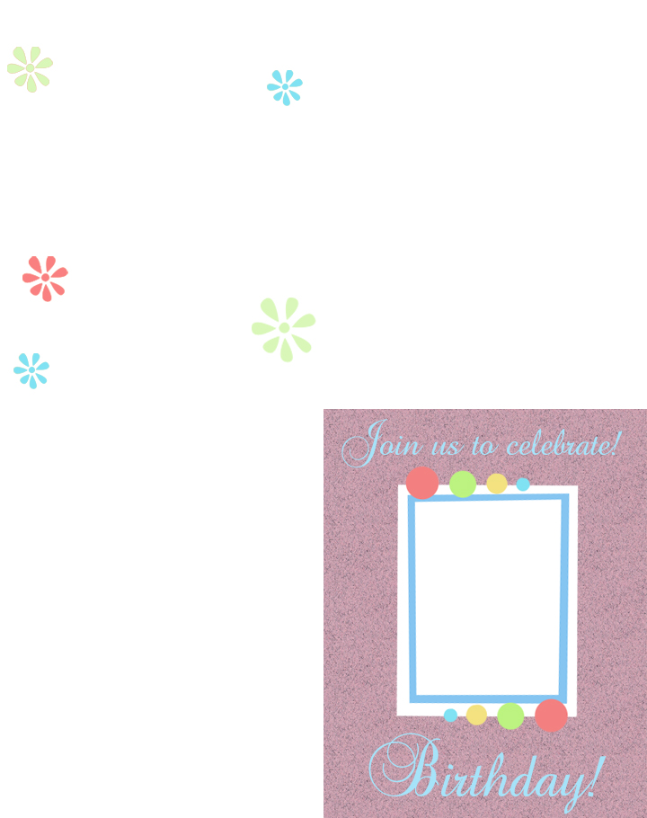 Printable Foldable Birthday Invitations Easy