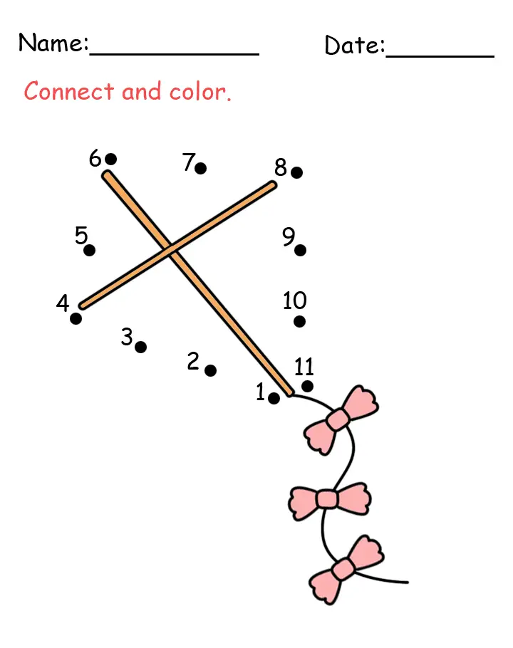 Kite Connect The Dots Activity kite-connect-the-dots-activity