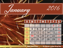 Printable January 2016 Calendar