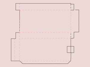 Pink Paper Box Printable Crafts