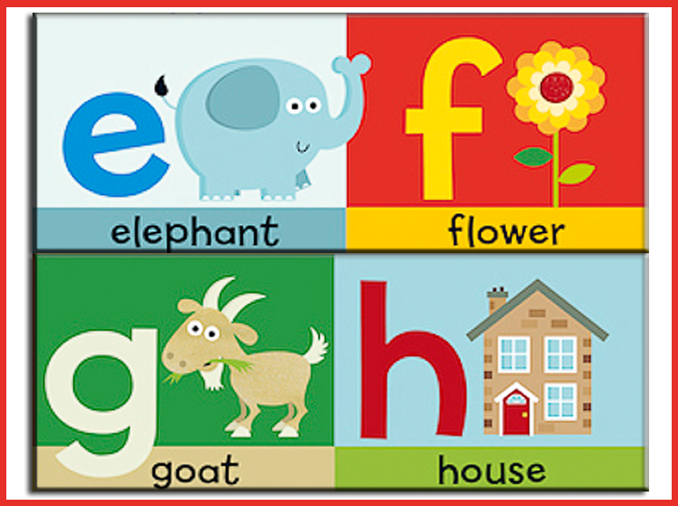 EFGH Printable Preschool Lesson Plan