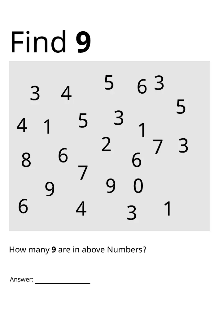 20 Free Printable Visual Scanning Worksheets