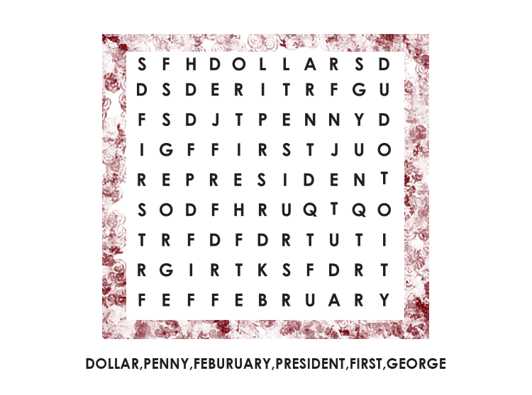Presidents Word Search Puzzles Printable