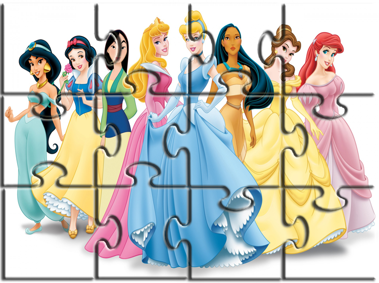 Printable Princesses Jigsaw Puzzles