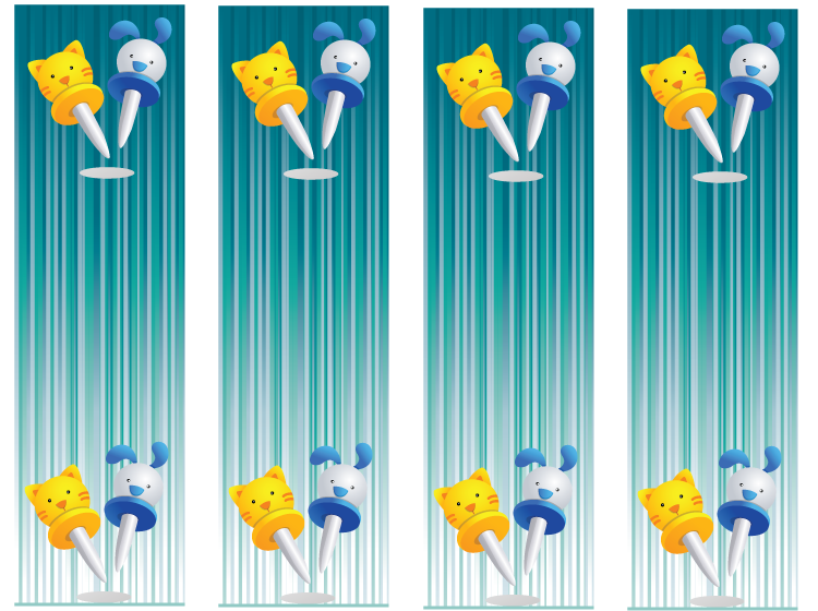 Blue Printable Bookmark