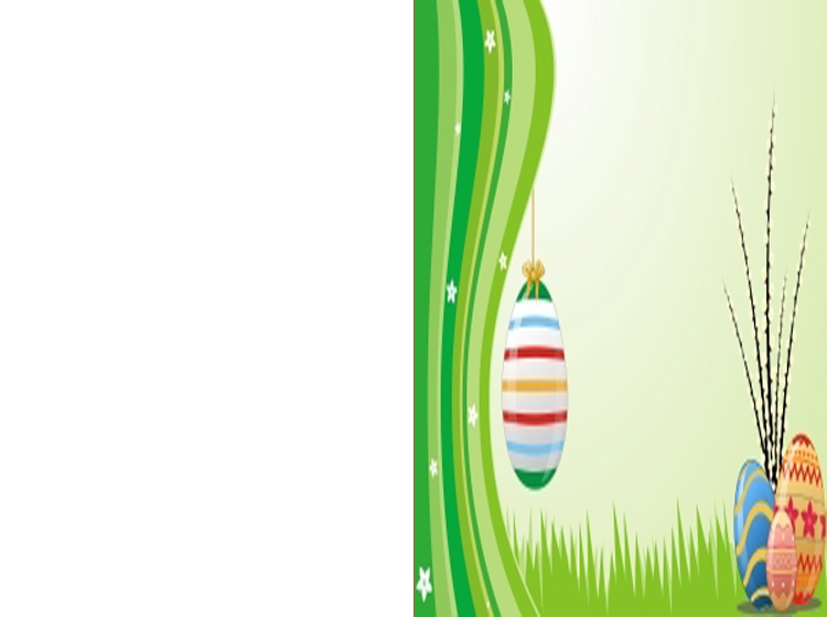 Printable Easter Egg Card