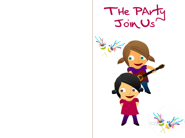 Printable Join Us Party Invitations
