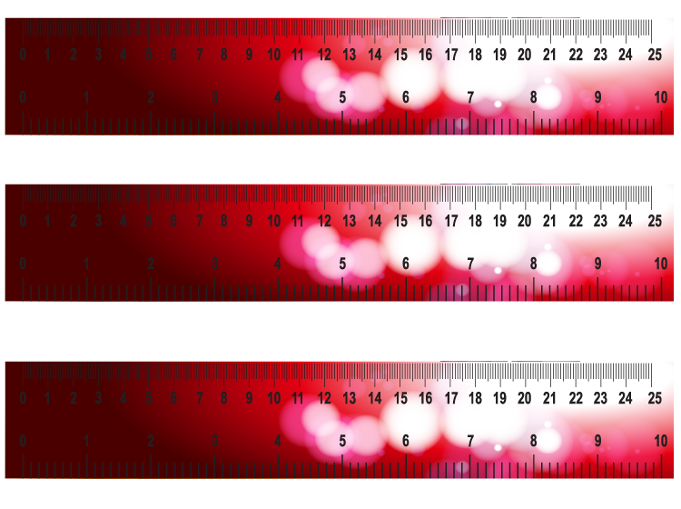 Red with White Dots Ruler Printable Crafts